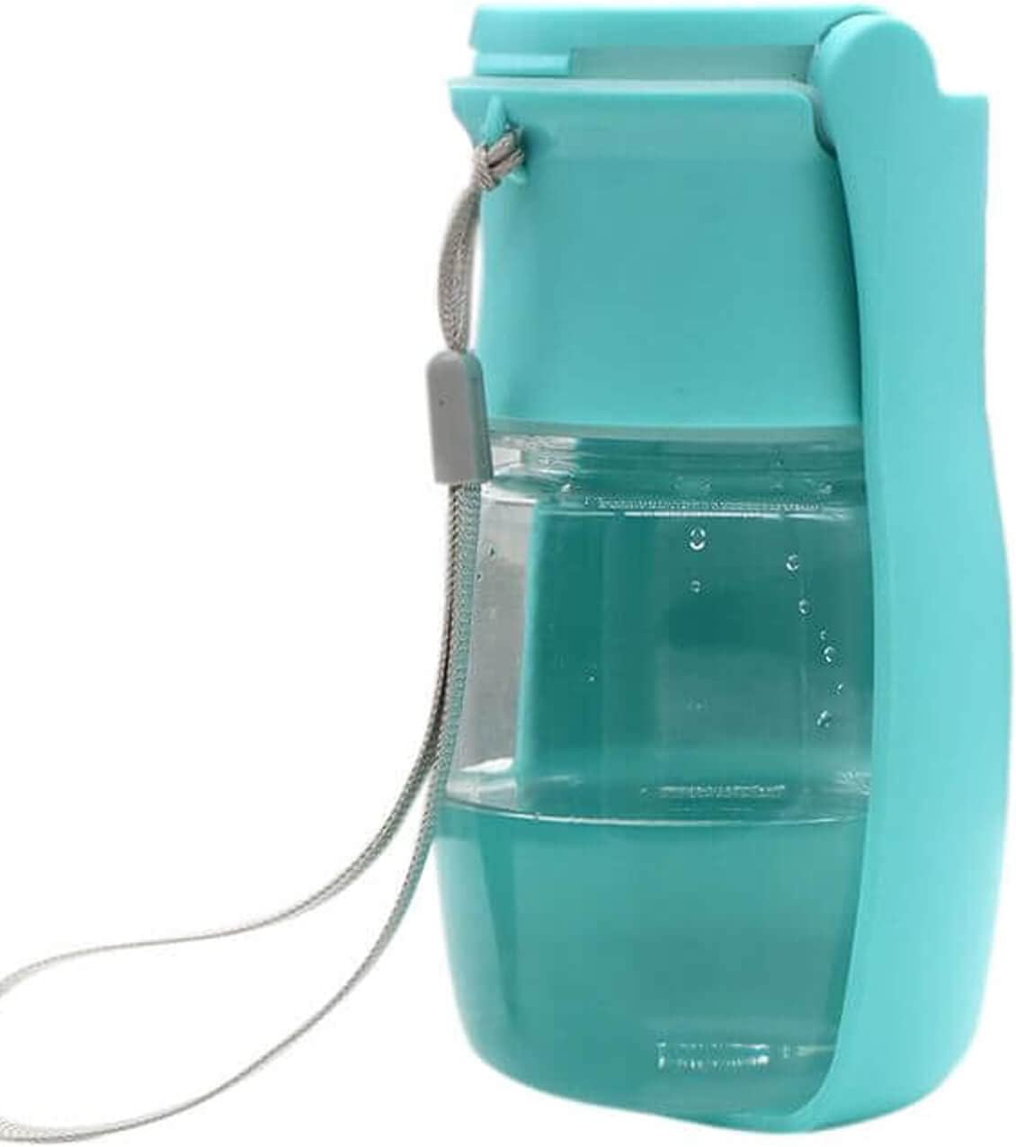 Portable Leak-Proof Dog Water Bottle, 350ml Foldable Pet Drinking Bowl ...