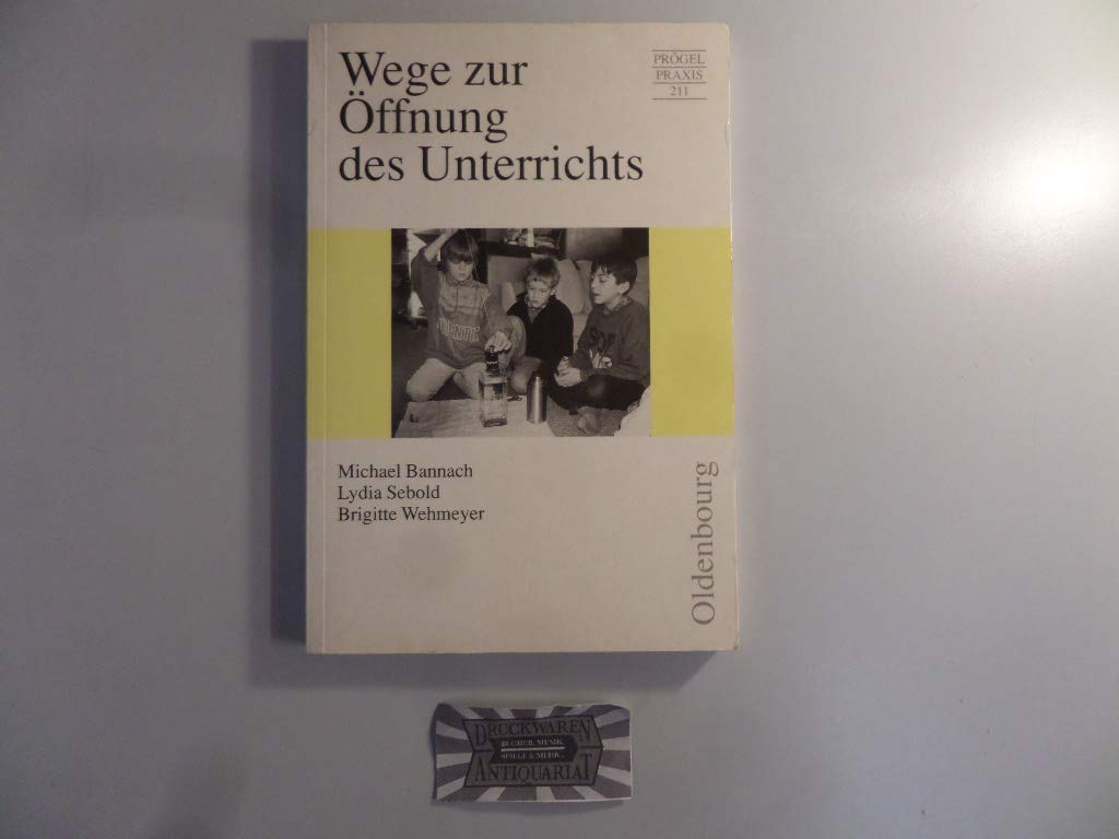 Amazon.com: Wege zur Öffnung des Unterrichts.: 9783486987492: Bannach ...