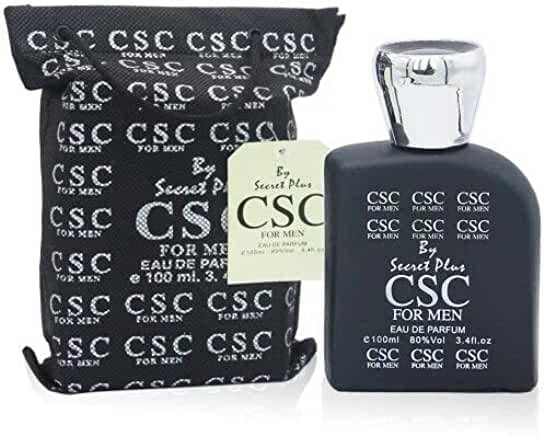 Amazon.com : CSC Plus Mens Eau De Parfum 3.4 Fl Oz Spray : Beauty ...