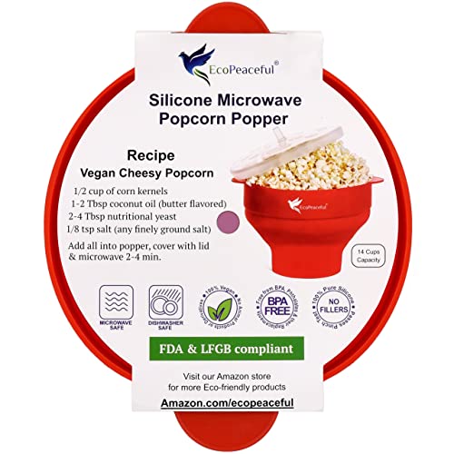 Snapklik.com : EcoPeaceful Silicone Microwave Popcorn Popper ...