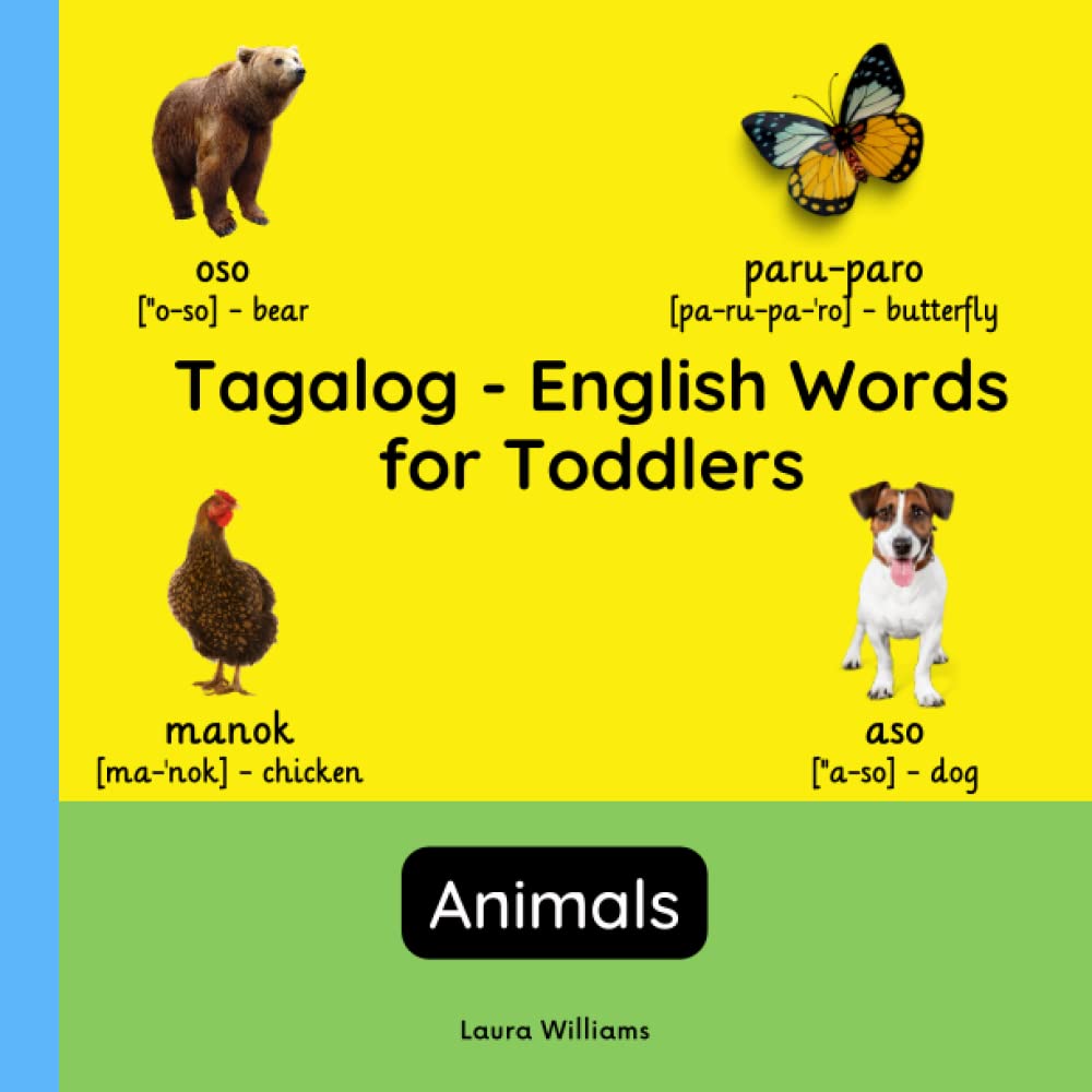 Tagalog - English Words for Toddlers - Animals: Teach and Learn Tagalog ...