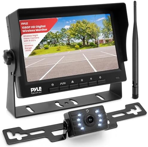 Amazon.com: Pyle 7” 1080P HD Digital Wireless Monitor and Wireless ...