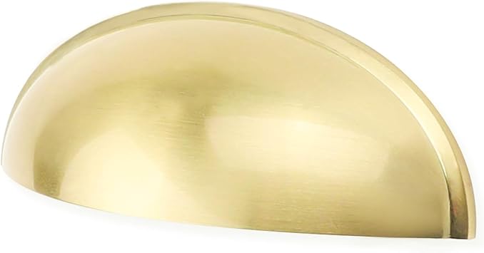 goldenwarm 10 Pack Gold Cabinet Pulls Cup Drawer Pulls Handles for ...