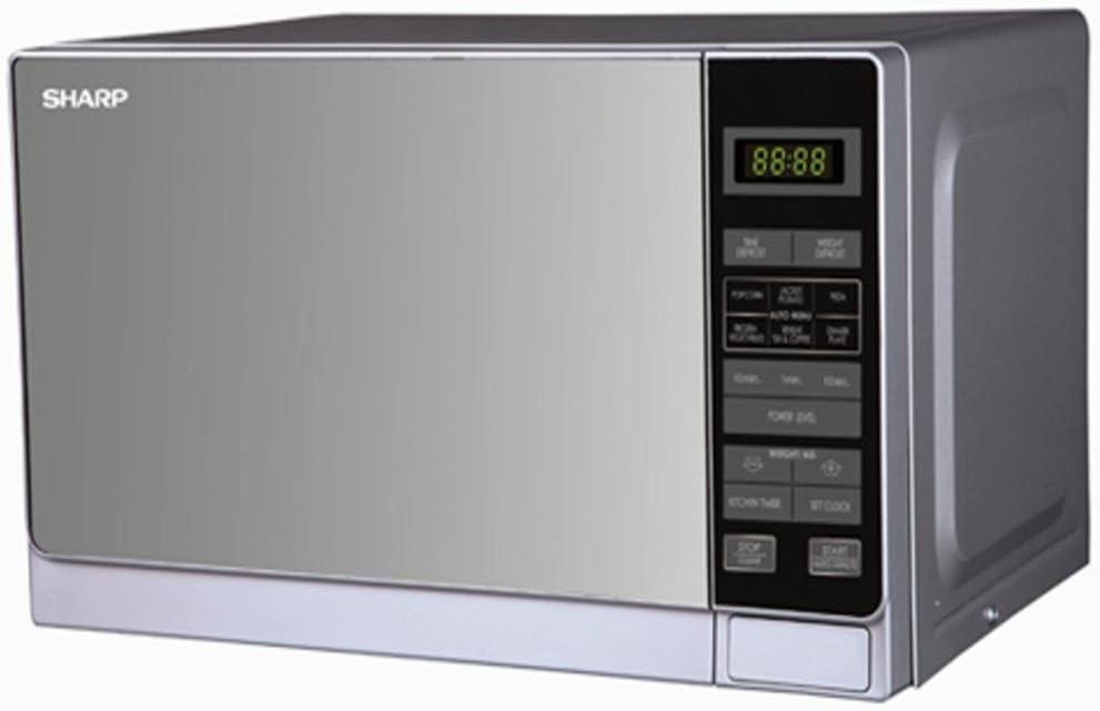 Amazon.com: Sharp R-22AO(SM) V 20-Liter Stainless Steel Microwave Oven ...