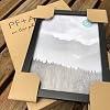 pf+a REAL GLASS A4 Picture Frame - Oxford Premium Black Photo Frame ...