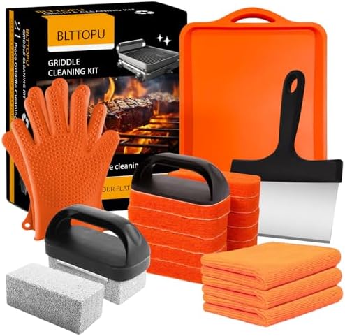 Amazon.com : Grill General 26 Piece Griddle & Grill Cleaning Kit for ...
