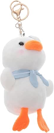 Amazon.com: Duckling Keychain, Plush Keychain, Tiny Duck Keychains ...