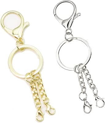 Amazon.com: GETRIC Metal Key chain for Keys Key Ring Chain Holder ...