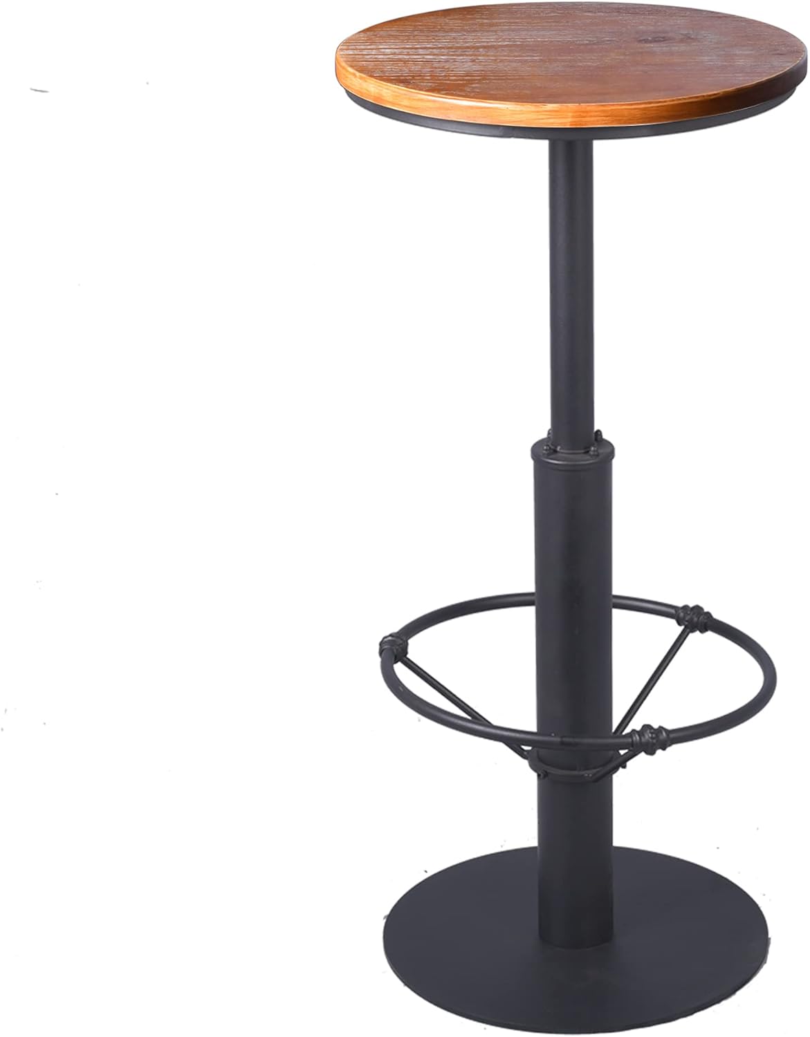 Amazon.com: 42inch Farmhouse Bar Table Industrial Style Bistro Table ...