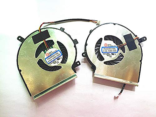 Amazon.com: CSEZWASM CPU Cooling Fan + Gpu Cooling for Msi Ge72 Ge62 ...
