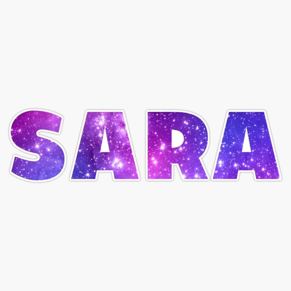 Amazon.com - Sara Sticker Bumper Sticker Vinyl Decal 5"