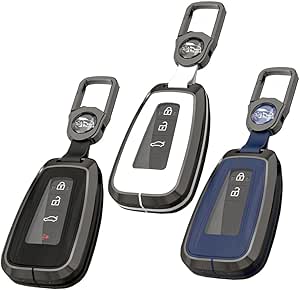 Amazon.co.jp: Smart Key Case F Metal TPU Key Cover Crown Prius Camry CH ...