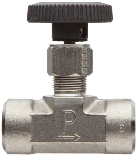 Parker V Series Stainless Steel 316 Needle Valve, Inline, Hand Wheel ...