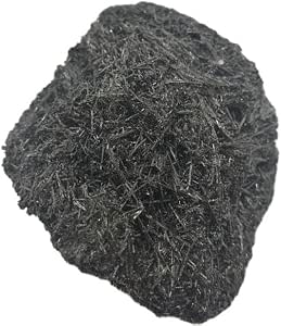 Amazon.com: Yenoshi 88g 2# Natural Black Tourmaline Needle-Like Rough ...