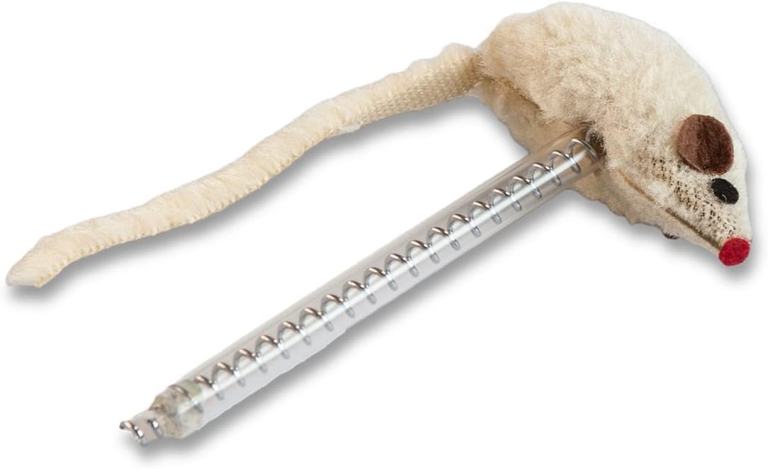 Amazon.com : Our Pets Play-N-Squeak Jitter Mouse Interactive Cat Toy ...