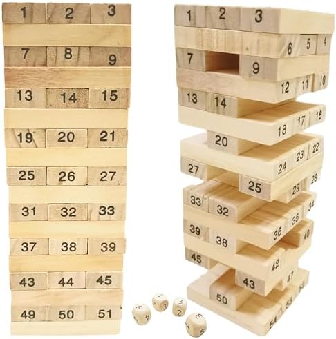 Buy Hasbro Gaming Original Jenga Game, Jenga Stacking Tower Game, Fun ...