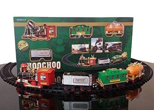 Toy Street Kids Toy Train Emits Real Smoke Light Sound Track Set ...