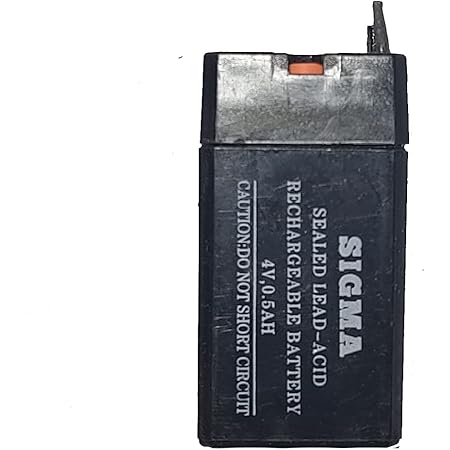 Mosquito Bat Battery Rechargeable Sealed Lead-Acid 4V, 300 mAh for All ...