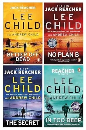 Jack Reacher Series (Book 26-29) Collection 4 Books Set By Lee Child ...