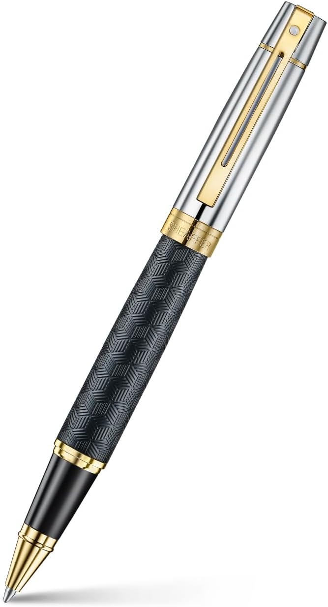 Amazon.com: Sheaffer 300 Rollerball Pen| E9347 Engraved Matt Black ...