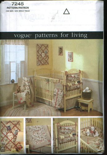 Vogue 7245 Nursery Accessories: Vogue Pattern Company: Amazon.com: Books