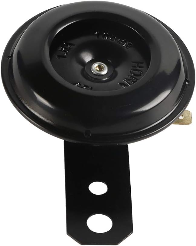 Motorcycle Horn, 12V Round Super Loud 105dB Scooter Moped Dirt Bike ATV ...