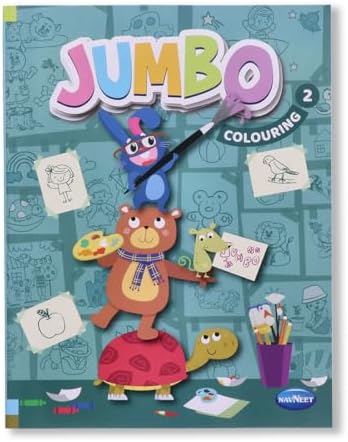 Navneet Jumbo Colouring Book 2 - Colouring books for kids - 160 pages ...