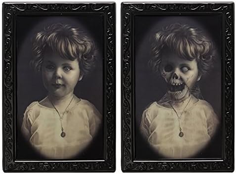 Amazon.com - UIYTR Halloween Lenticular 3D Changing Face Horror ...