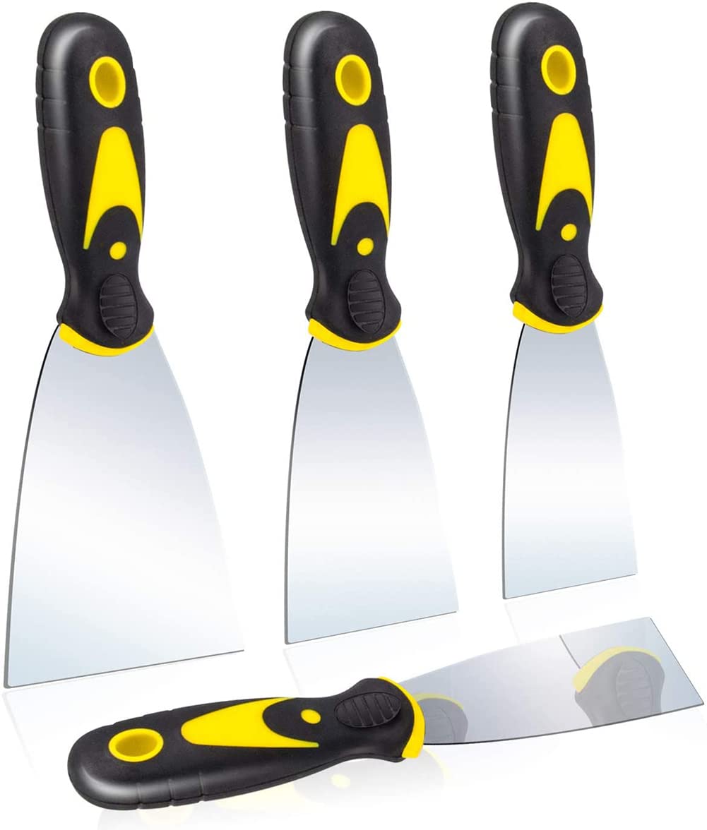 Buy Wallpaper Scraper, 4 Packs Paint Wallpaper Scraper Set, KASTWAVE ...