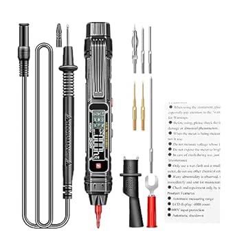 HXBER Electrical Tester Pen, A3005A/B Digital ligent Professional ...