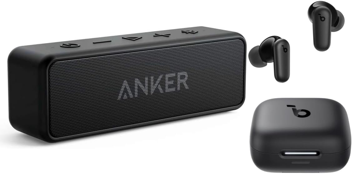Amazon.com: Anker Soundcore 2 Portable Bluetooth Speaker and Soundcore ...