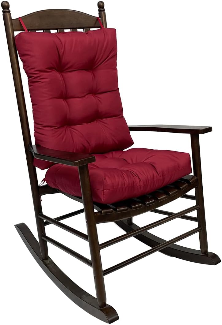 Amazon.com: VIVASIGHT Indoor/Outdoor Rocking Chair Cushion Set, Tufted ...