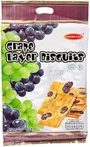 Amazon.com: Golden Fuji, Grape Layer Biscuits, 210 g. [Pack of 1 piece]
