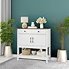 Amazon.com: Lomojo Console Table Sofa Table,Coffee Bar Cabinet,35.5" Lx ...
