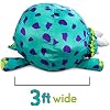 Amazon.com: Stuffums Bean Bag Chair and Stuffed Animal Storage – 3-foot ...