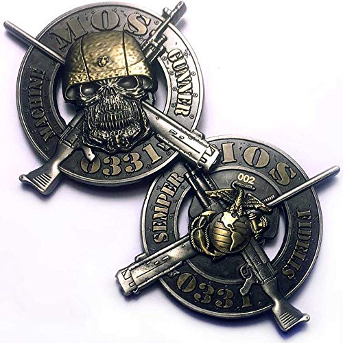 MOS 0331 Machine Gunner Challenge Coin at Amazon's Collectible Coins Store
