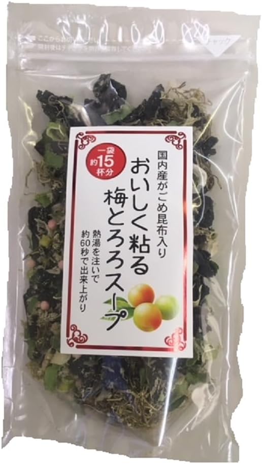 Amazon | 山根食品 おいしく粘る梅とろろスープ 60g | 山根食品 | スープ 通販