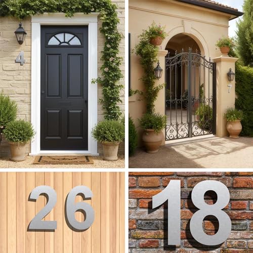 Large Modern House Numbers Stainless Steel Door Numbers -Corrosion ...