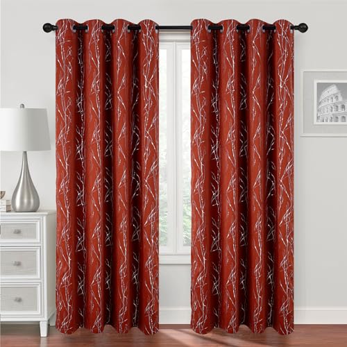 Amelia Yellow Geometric Curtains [two curtain panels]