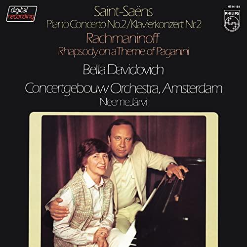 Amazon.com: Rachmaninoff: Paganini Rhapsody, Saint-Saens: Piano ...