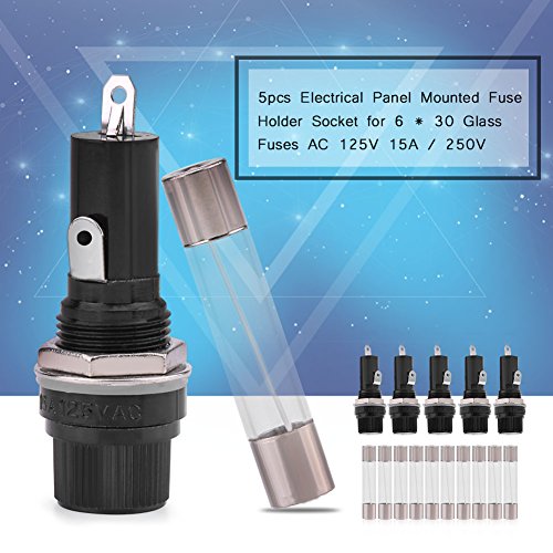 panel 30mm manual cap glass Fuse Holder panel mount fuse holder uk fuse ...