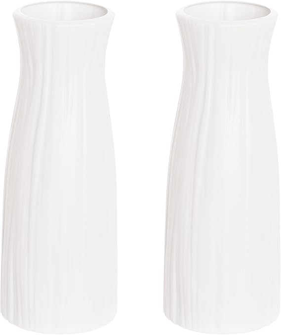 Amazon.com: 2 Pack Composite Plastics Vase for Flowers, Unbreakable ...