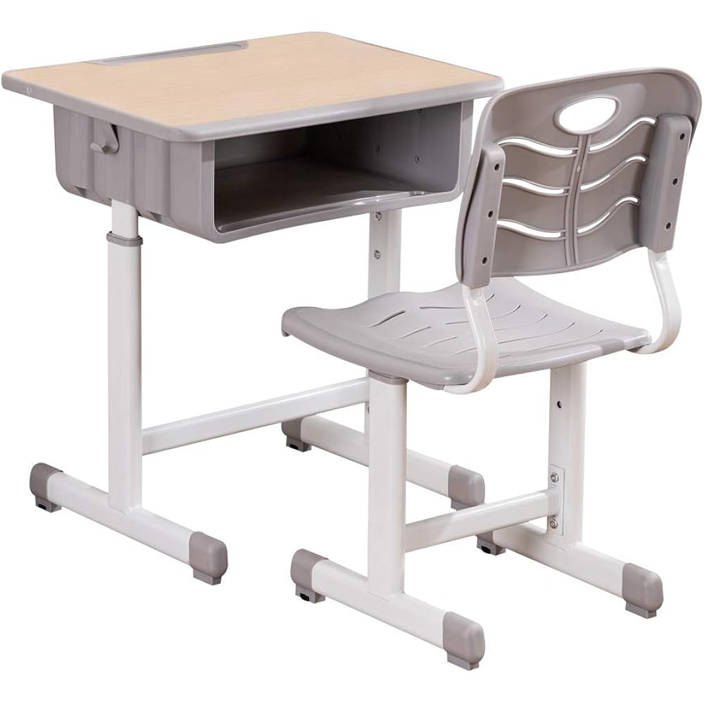 Amazon.com: ShowMaven Student Desk and Chair Combo, Height Adjustable ...