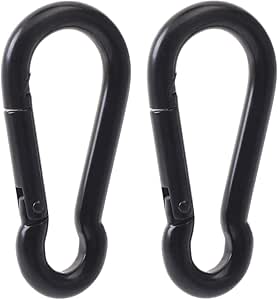 SEPWIK Carabiner Clips, 316 Stainless Steel Carabiner Clip, Heavy Duty Carabiner Hooks, Keychain ...