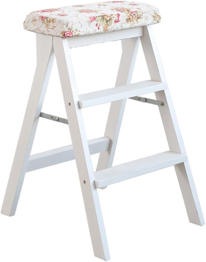 Amazon.com: ALF Step Stool Solid Wood Folding Step Stool, Kitchen Foot ...