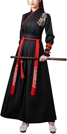 Chinese Swordsman Costume Tradtional Hanfu Outfit Ancient Tang Dynasty ...