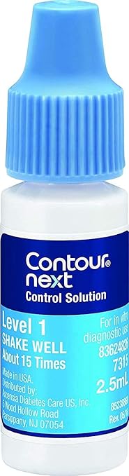 Amazon.com: Ascensia Contour Next Control Solution for Glucose Test ...
