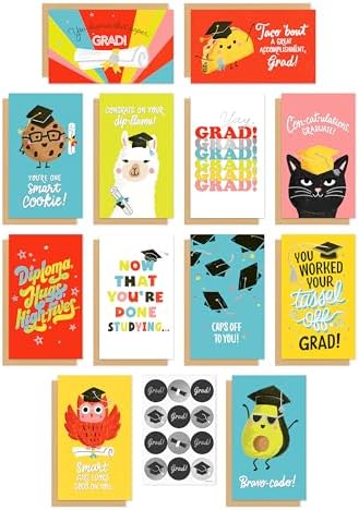 Amazon.com : YoMont 24 Pack Gold Foil Graduation Cards 2025 - Money ...