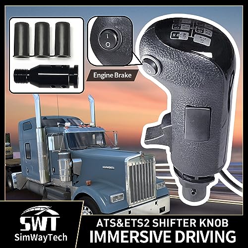 Ats 18 Speed Shifter SimWayTech USB Shifter Knob For ATS & ETS2 Scania ...