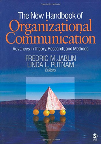 New Handbook Of Organizational Communication: Advances In Theory ...